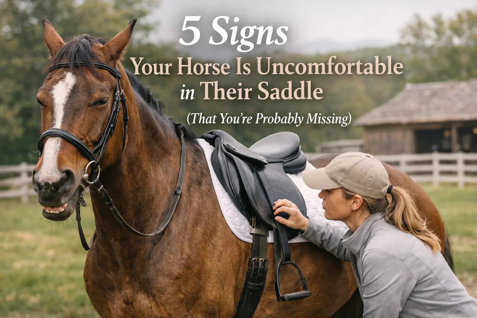 5 Signs Your Horse Is Uncomfortable in Their Saddle | Total Contact Saddles